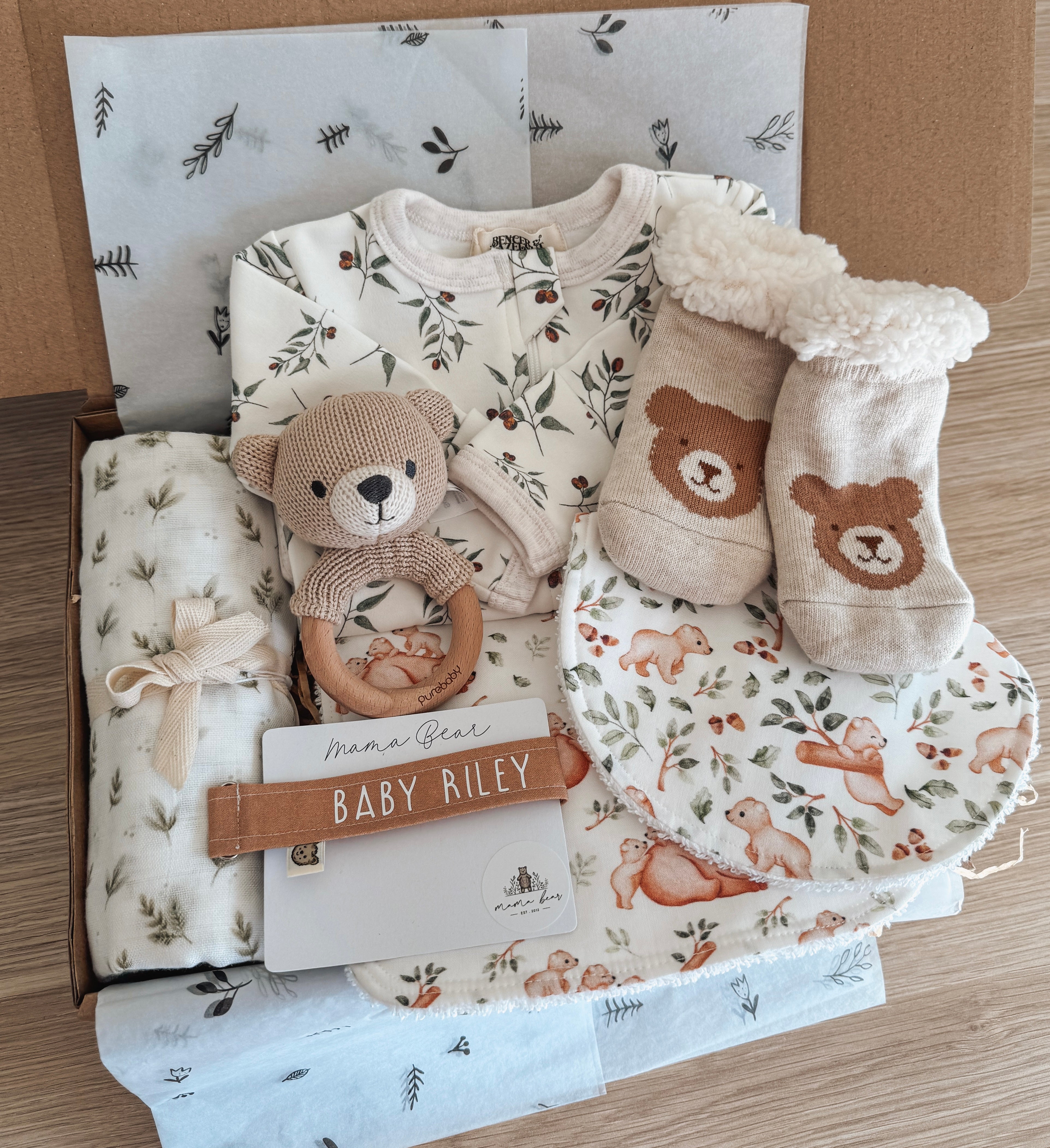 Unisex Baby Giftbox Baby Bear Mama Bear