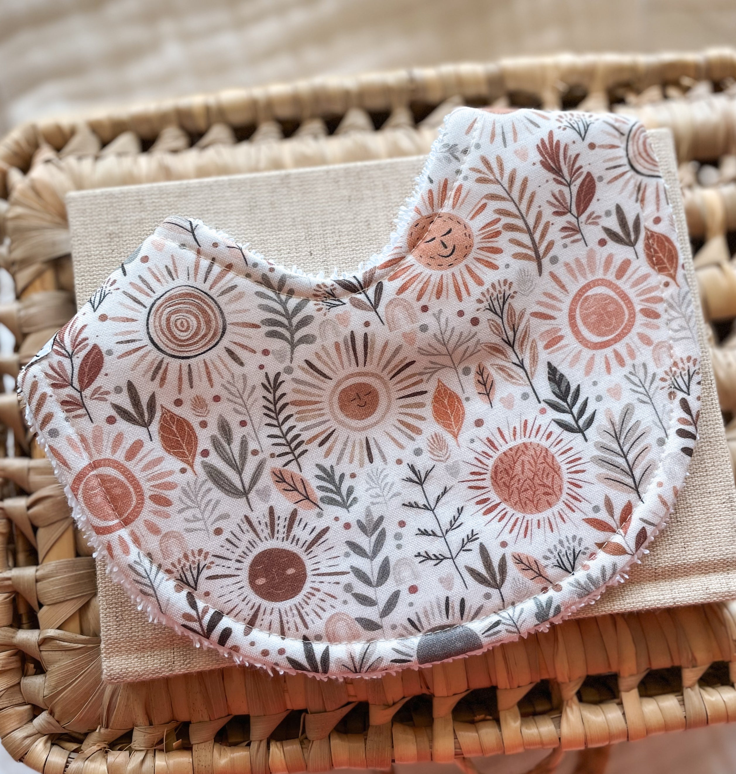 Baby Bib | Boho Sun – Mama Bear